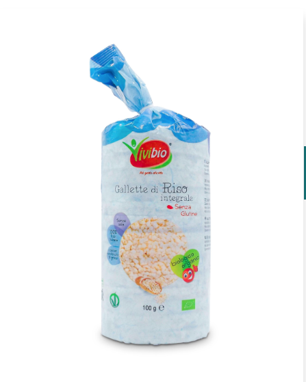 GALLETTE DI RISO INTEGRALE BIO (100G) | Agrimi.bio